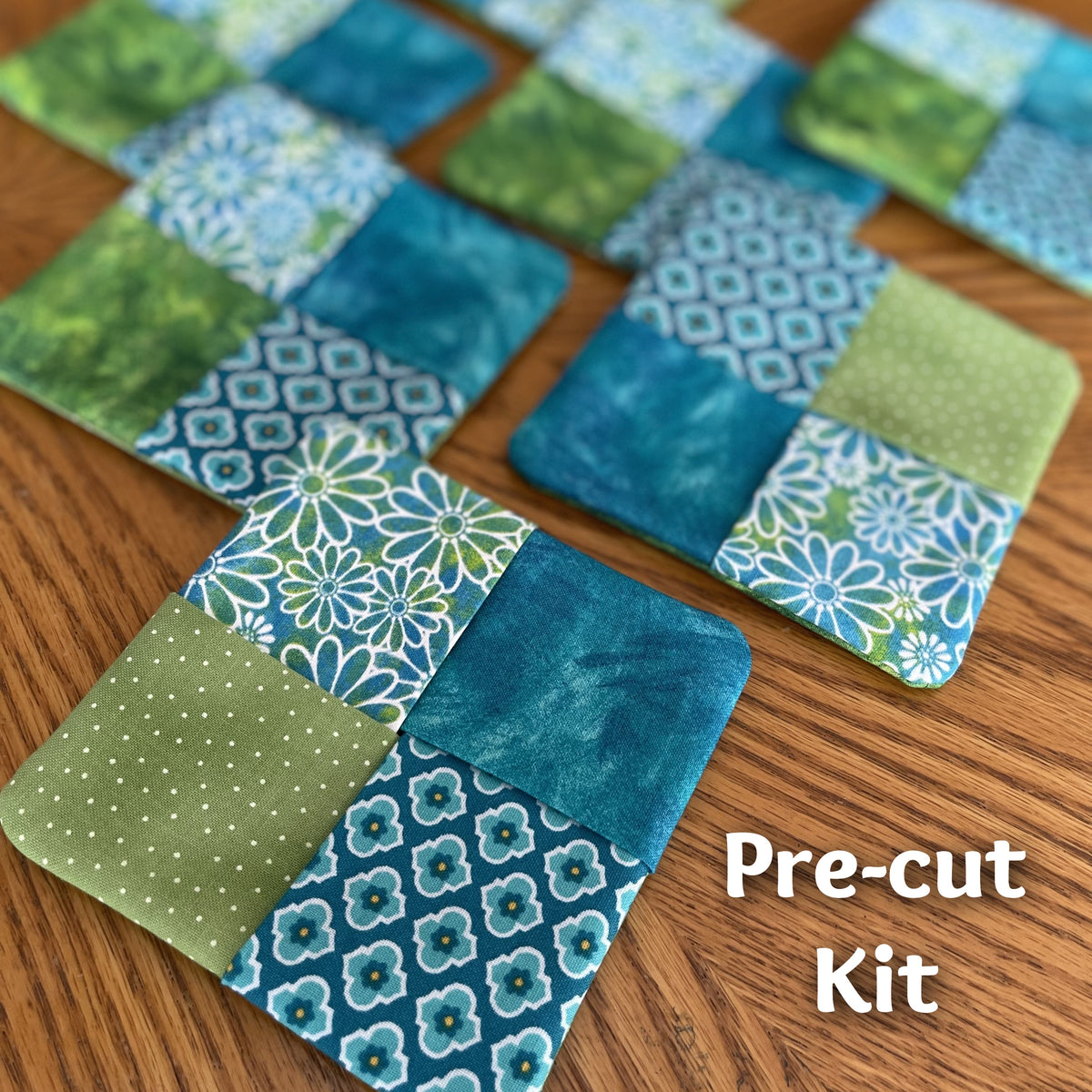 Daisy Delight Flip-Out Quilted Coaster Kit-Make 8 Handmade 4.5 ...